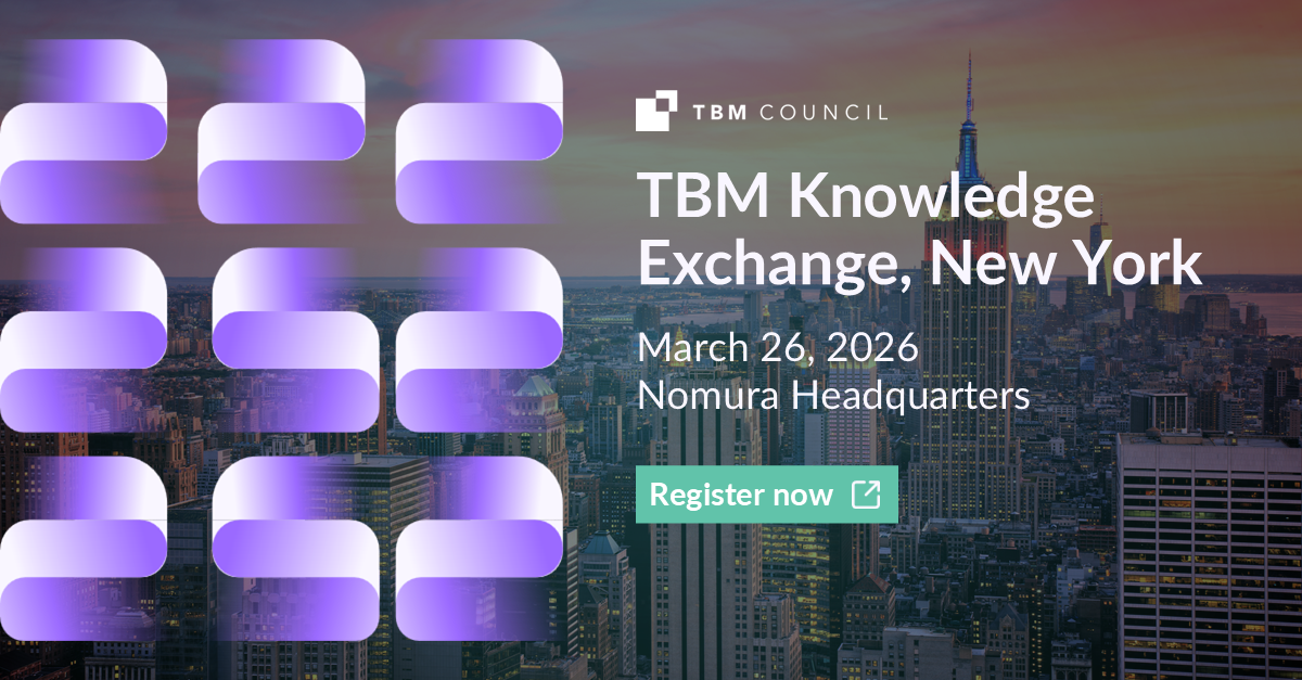 TBM Knowledge Exchange New York - TBM Council