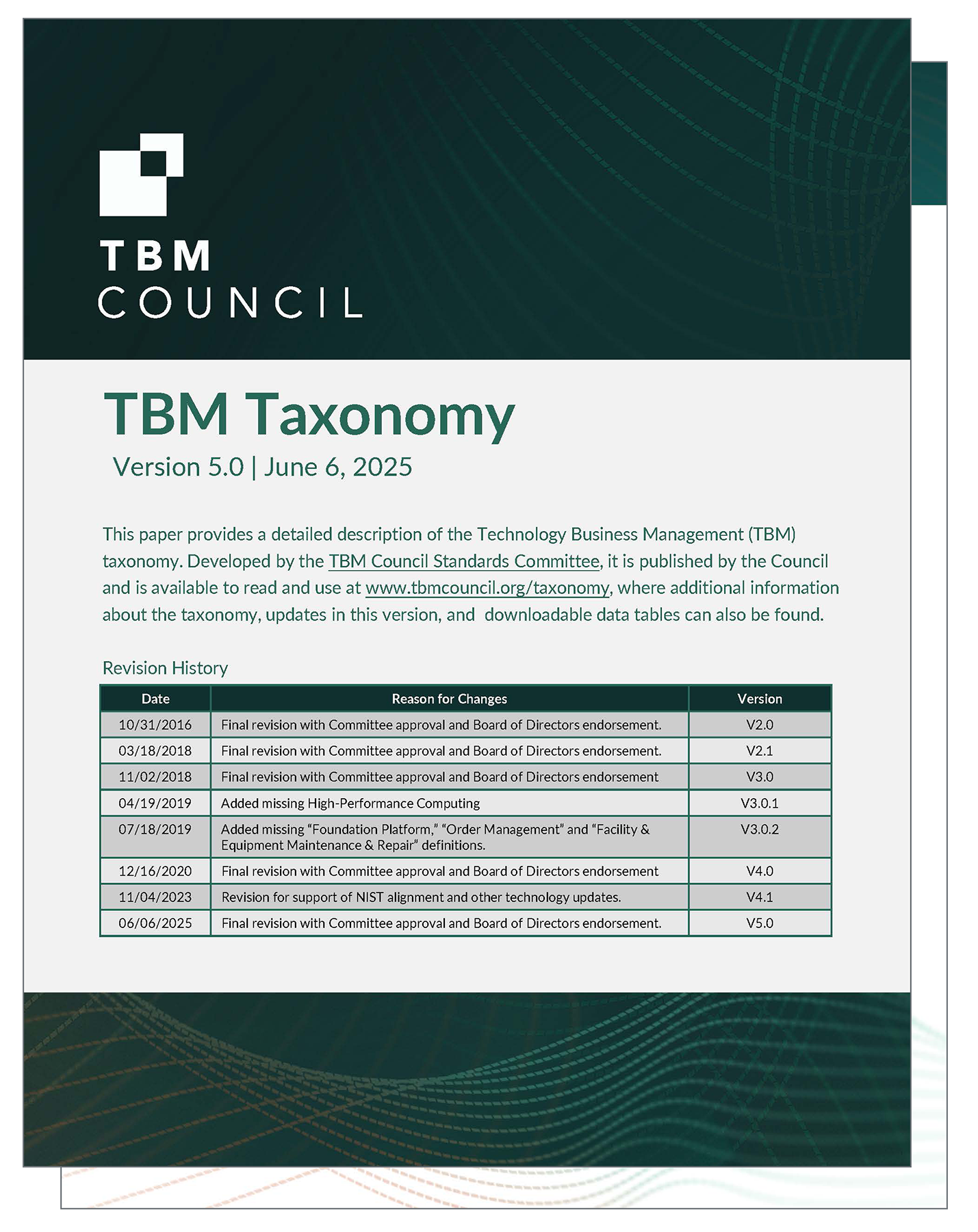 Risk & Cybersecurity - TBM Council