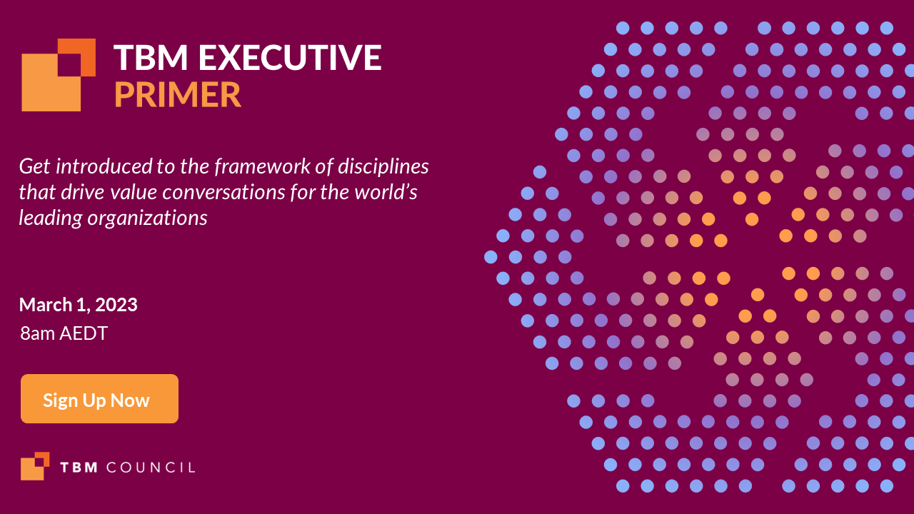 Technology Business Management (TBM) Executive Primer - TBM Council