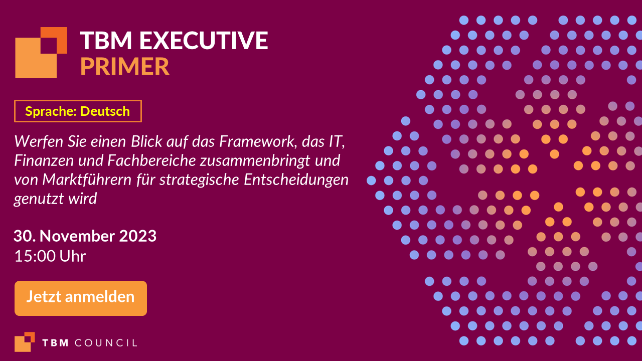 Technology Business Management (TBM) Executive Primer - German - TBM ...