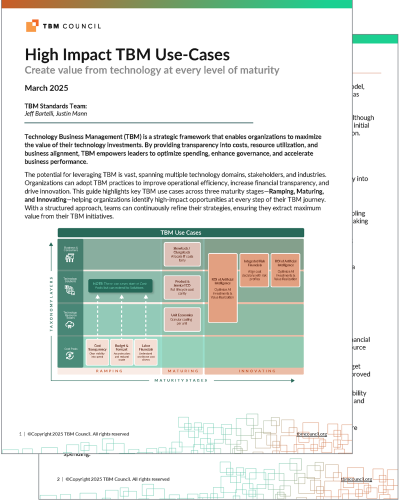 Use Cases - TBM Council
